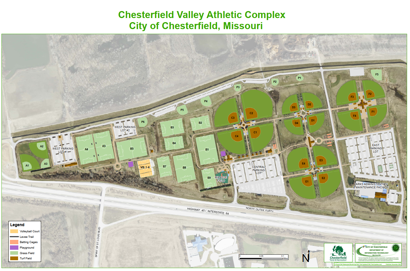 Chesterfield Baseball & Softball Association > About Us > Field Map ...